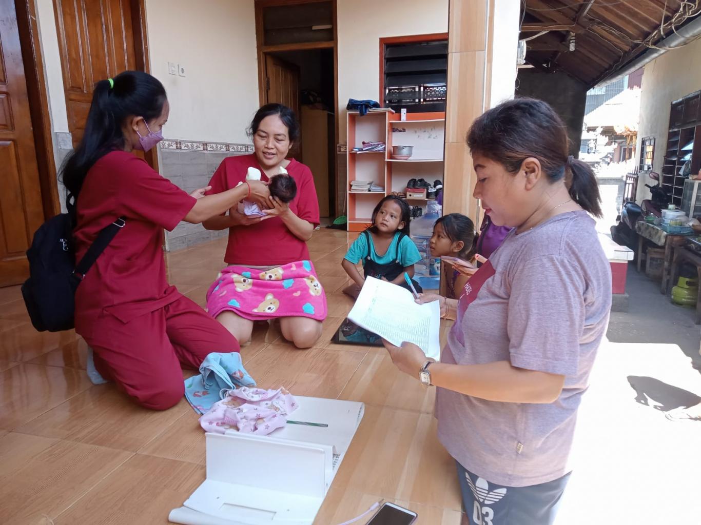 POSYANDU DAN KUNJUNGAN RUMAH IBU NIFAS - Website Desa Bungkulan